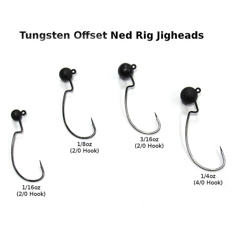 Fishing Tungsten Offset Jig Head,Tungsten Offset Jig Head,Ned Jig Head ...