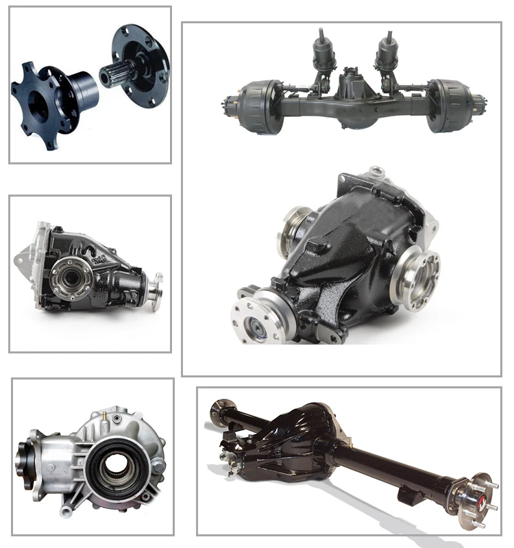 Electric Rear Axle Differential Vehicle Parts Machine Part Assembly ...