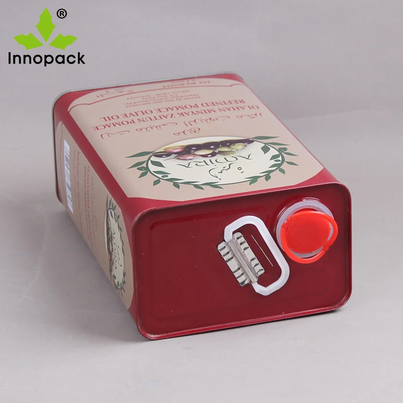 3l Square Tin Cans For Olive Oil - Buy 3l Tin Cans,Square Tin Cans ...