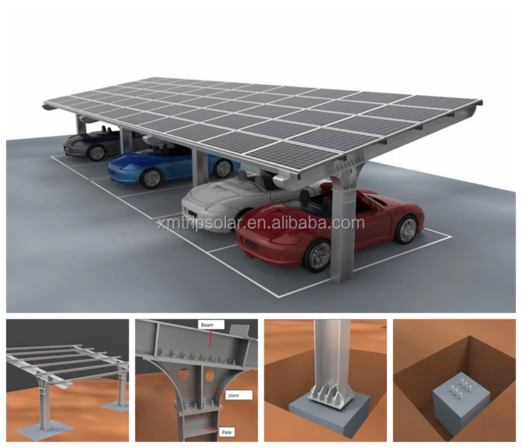 DIY Solar Carport Canopy - Durable Galvanized Steel Structure for ...
