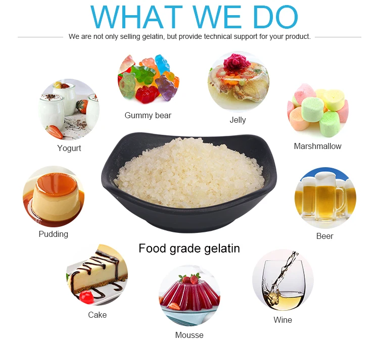 High Quality Pig Skin Gelatin Powder Price for Food Use Porcine Gelatin ...