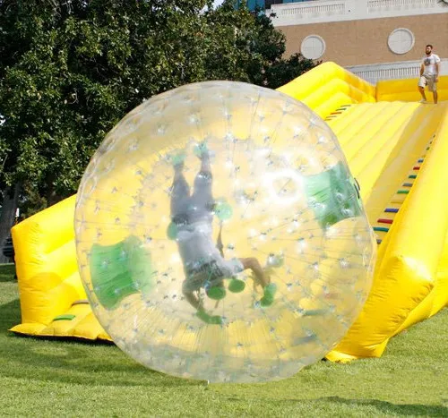 Inflatable Zorb Ball Ramp - Ultimate Human Hamster Experience