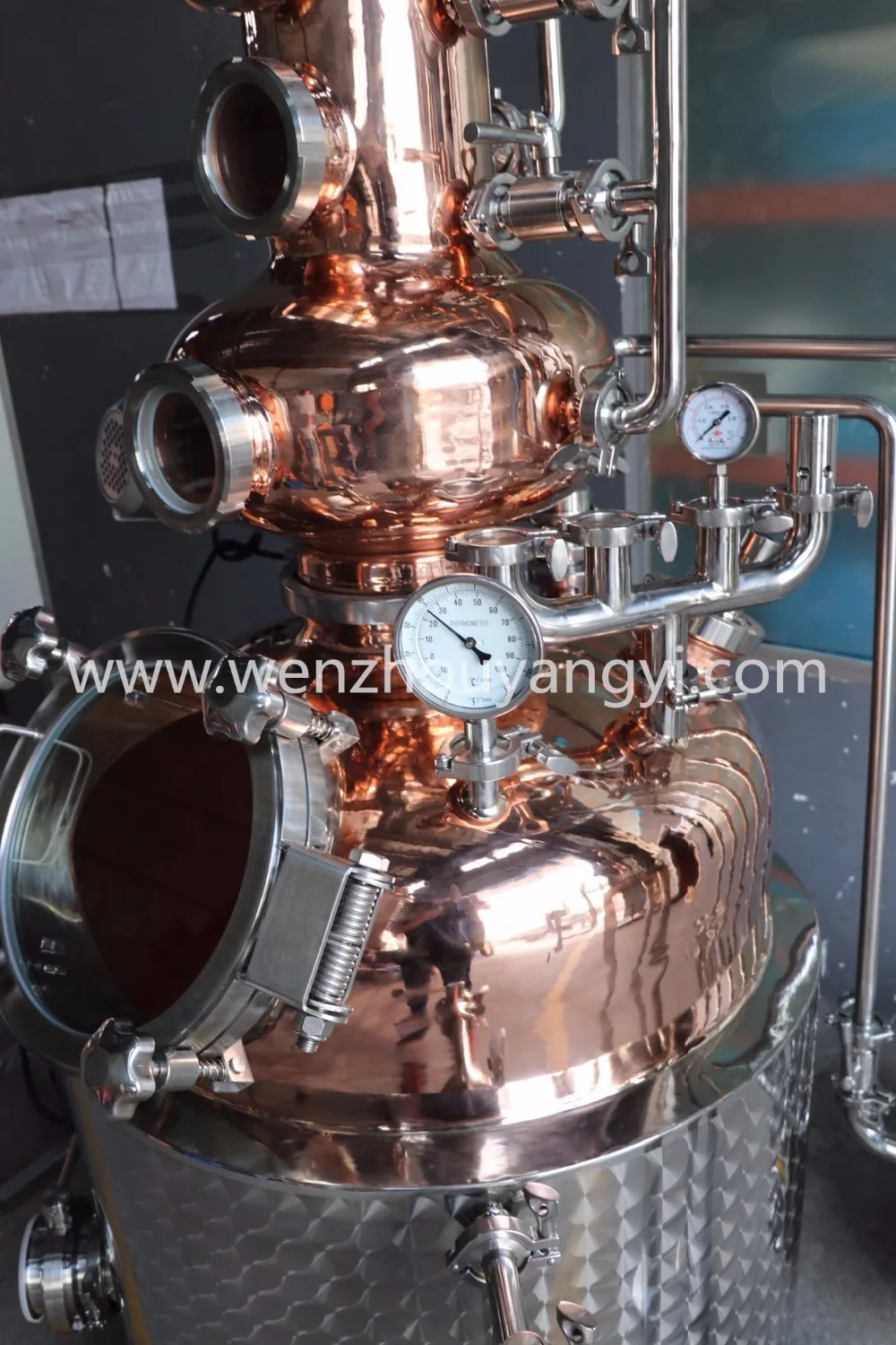 High Quality Copper Alcohol Distillery Equipment Whisky Making Machine