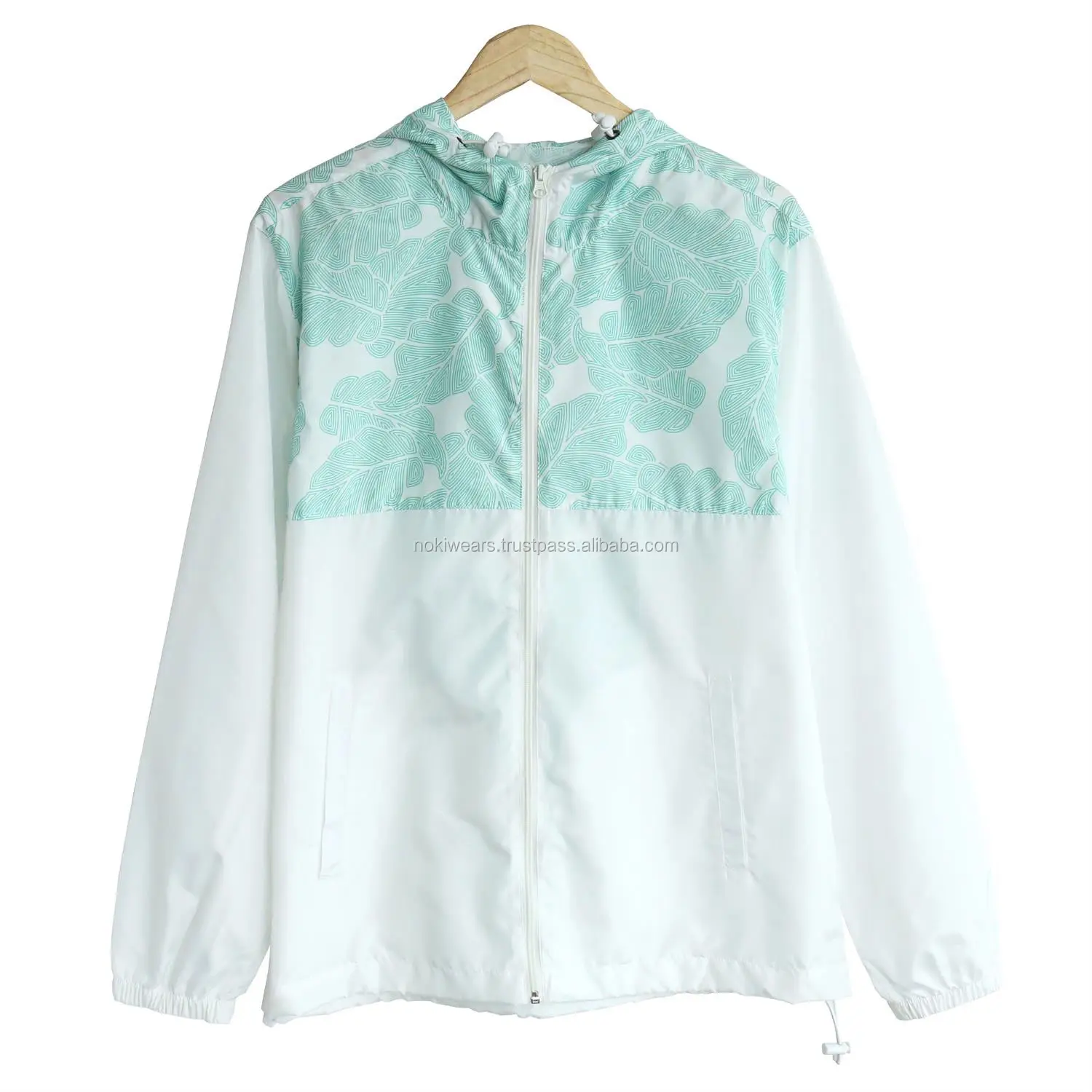 Oem Autumn Nylon Custom Running Jacket Wind Cheater /hooded Anorak ...