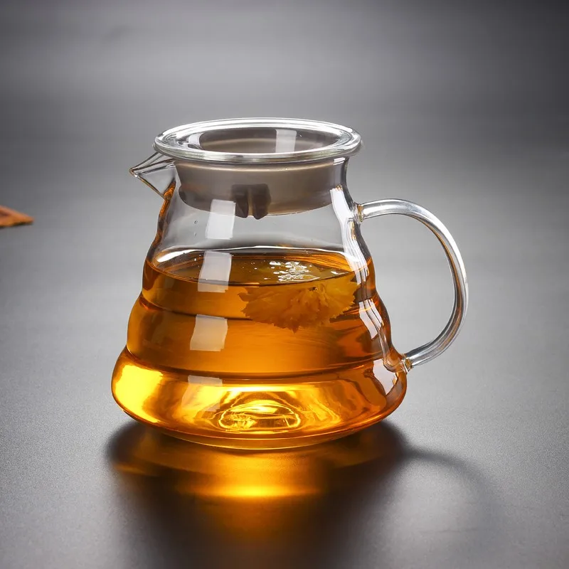 Pure Hand-made Full Glass Cloud Design Pyrex Glass Coffee Pot - Buy ...