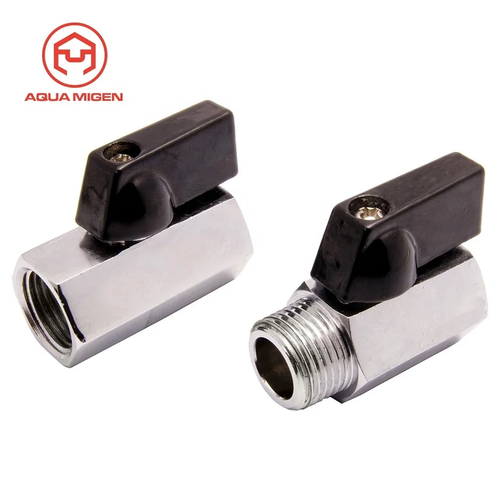 90 Degree CW617N Small Brass Angle Gas Ball Valve for Water Heaters