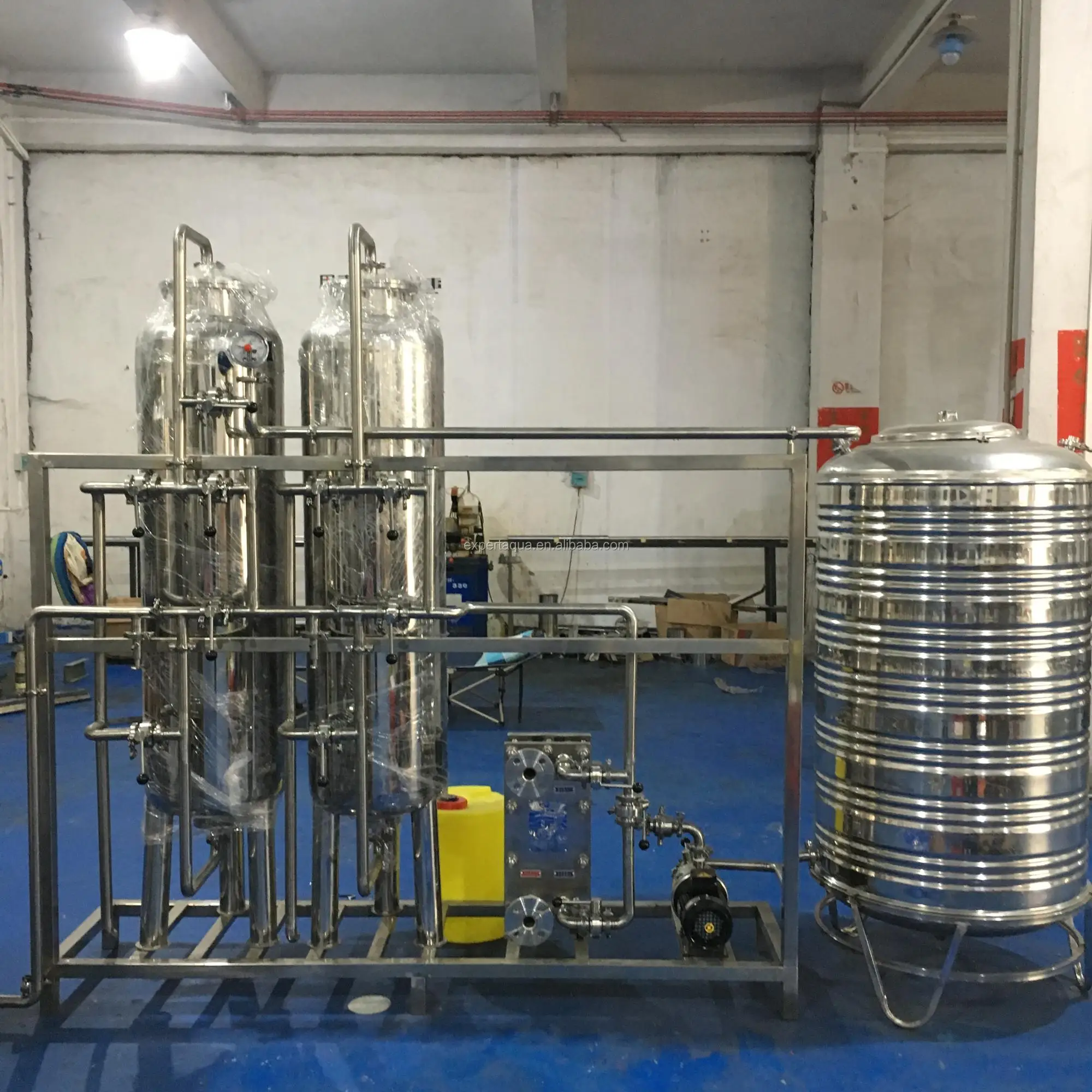 Usp/gmp Pharmaceutical Water Treatment Plant Wfi Water For Injection ...