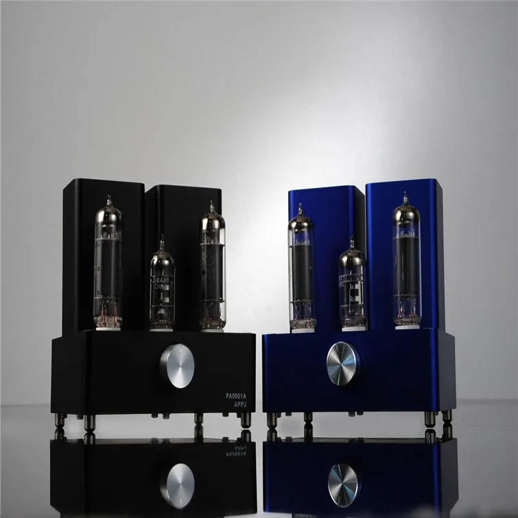 Blue Red Rose 2x3.5w EL84 Tube AMP - Mini Audio Amplifier