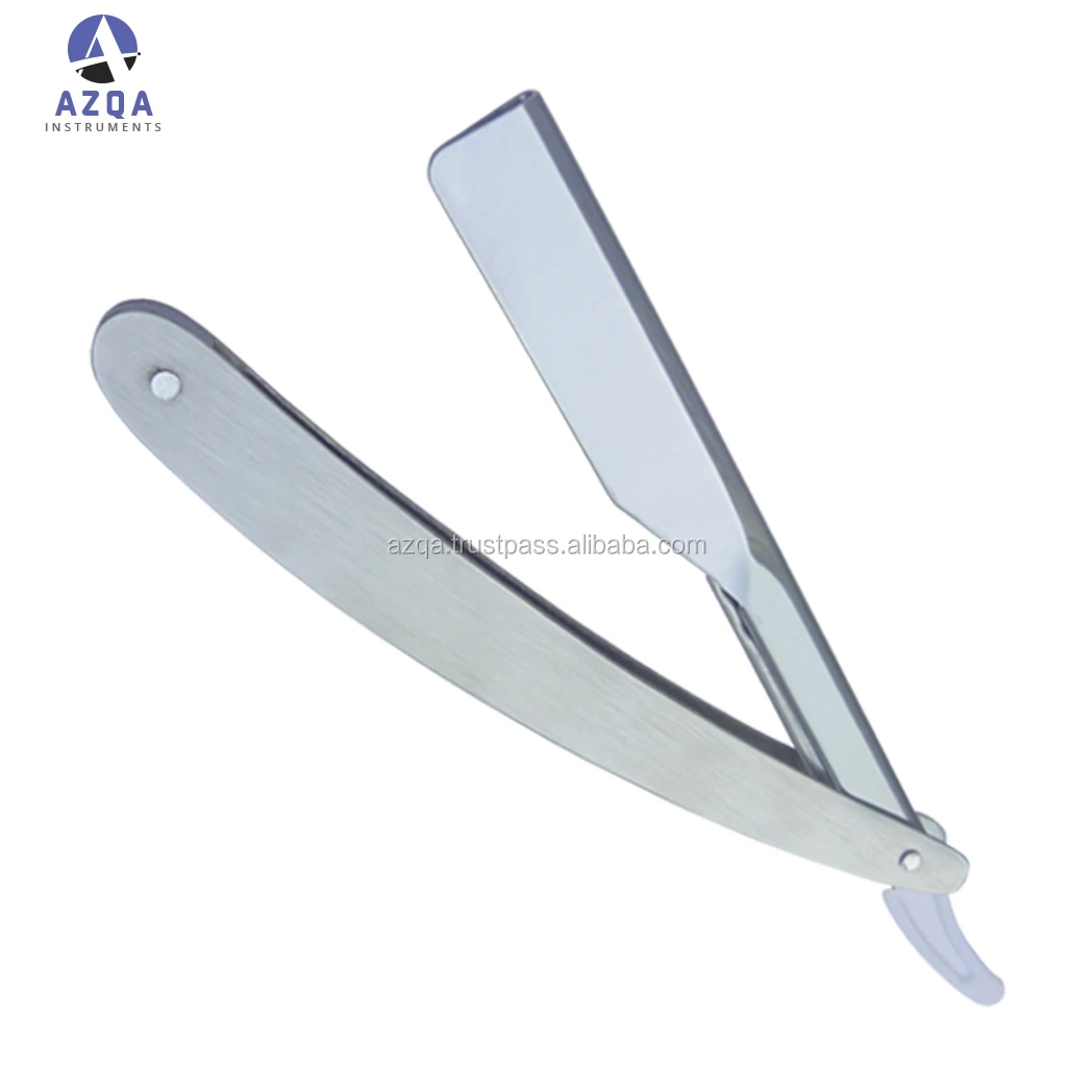 Stainless Steel Black Color Coated Barber Razor Saloon Personal Shaving ...