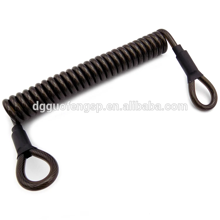 Customized Pvc Coated 7x7 Steel Wire Rope Spring Tether Coil Tool ...