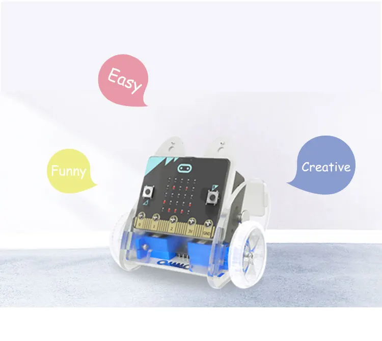 ELECFREAKS ringbit microbit buggy 带超声波声传感器和线跟踪传感器可 avaliable| Alibaba.com