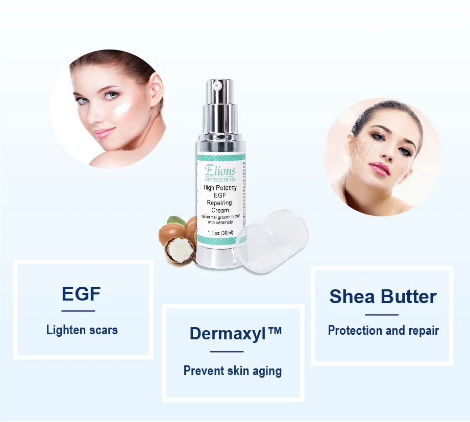 Epidermal Growth Factor Damaged Skin Recovery Ceramide Repairing Cream ...