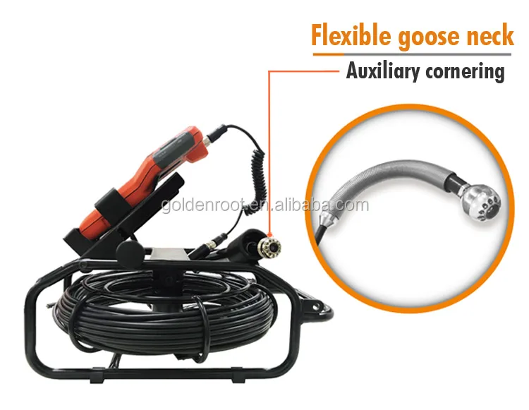 Borescope Pipe Inspection Camera Ip67 Waterproof With 3.5 Inch Tft Lcd ...