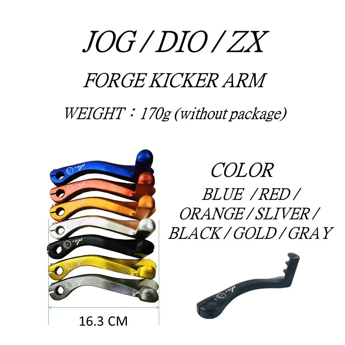 Twh Dio Racing Motorcycle Parts Forge Kick Starter Arm For Honda - Buy ...