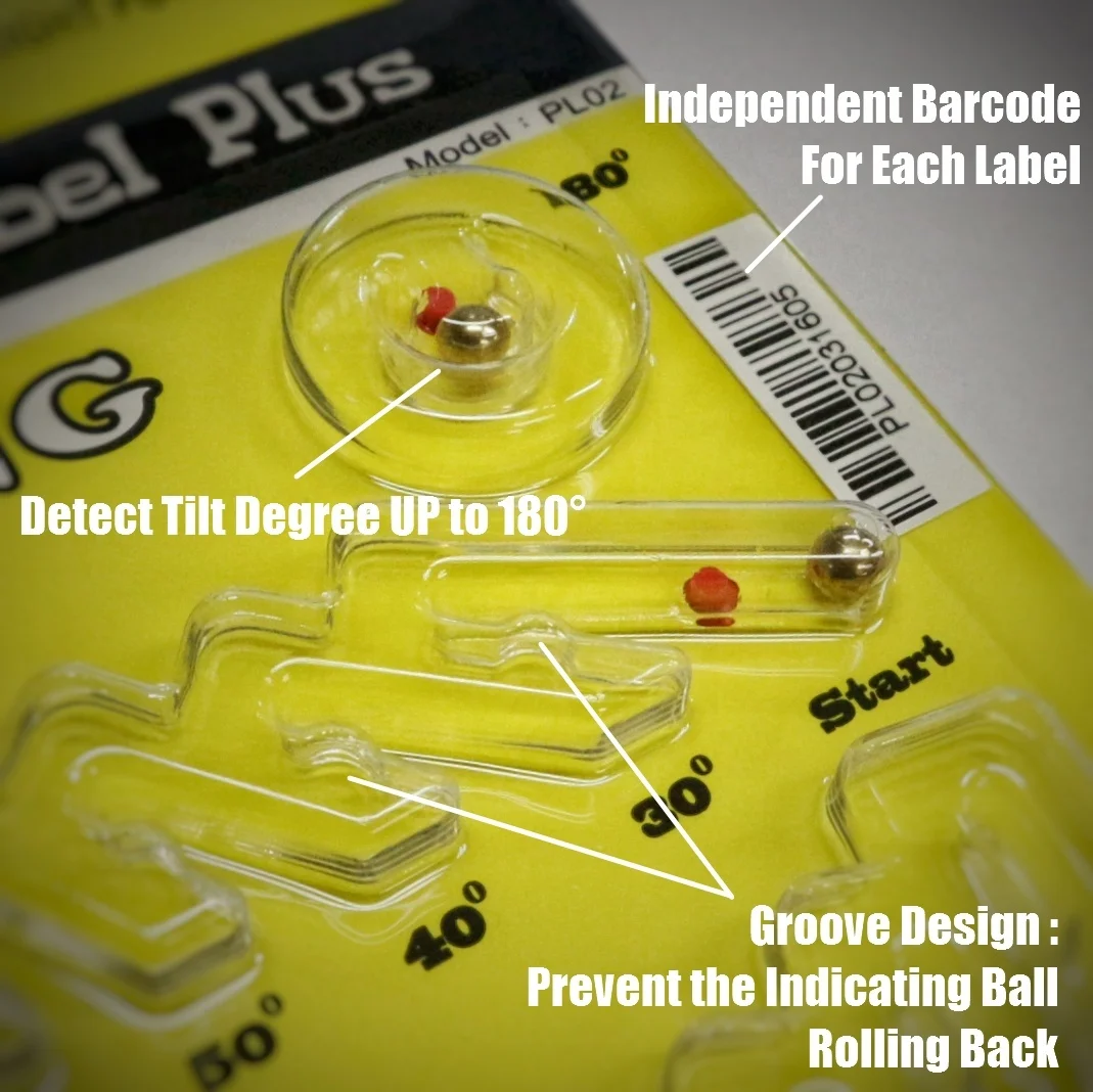 Leaning Label - Single Use Tilt Indicator Watch Label - Buy Tilt ...