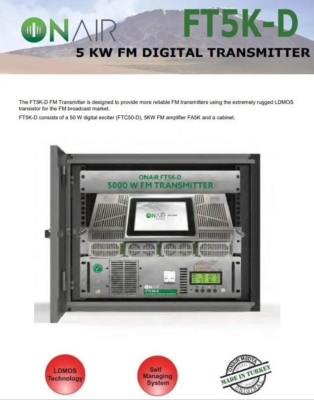 5KW 20KW FM Broadcast Transmitter Market - Reliable Solutions