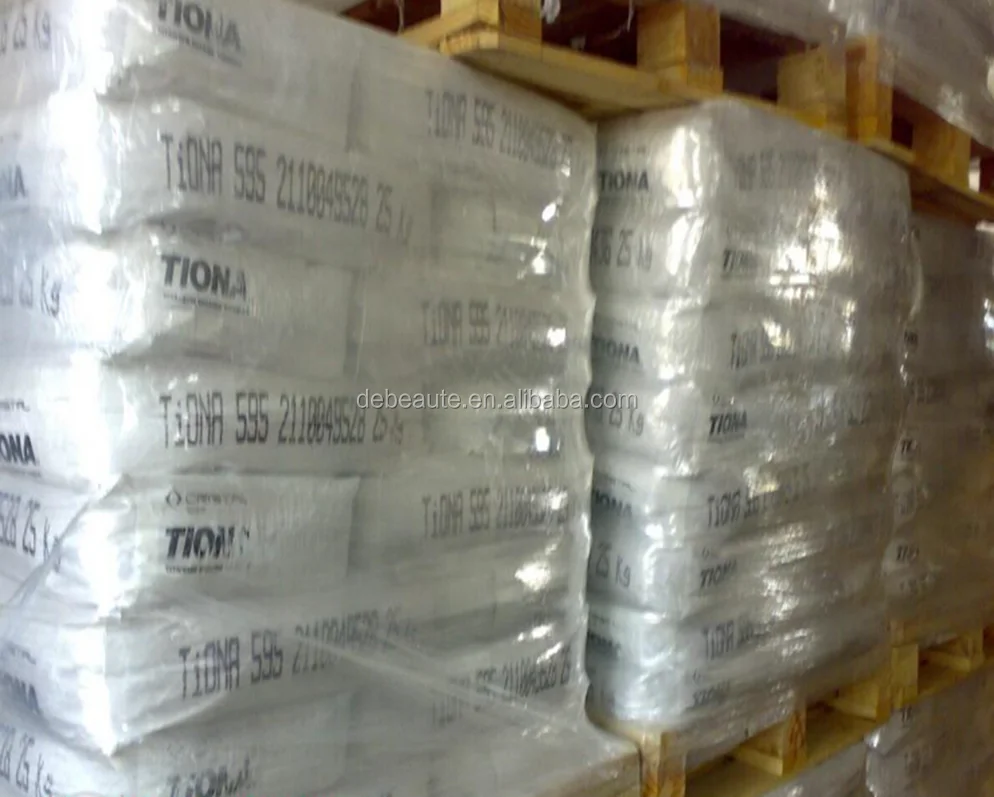 Rutile Grade Tio2 Titanium Dioxide Pigment Cristal Tiona 595