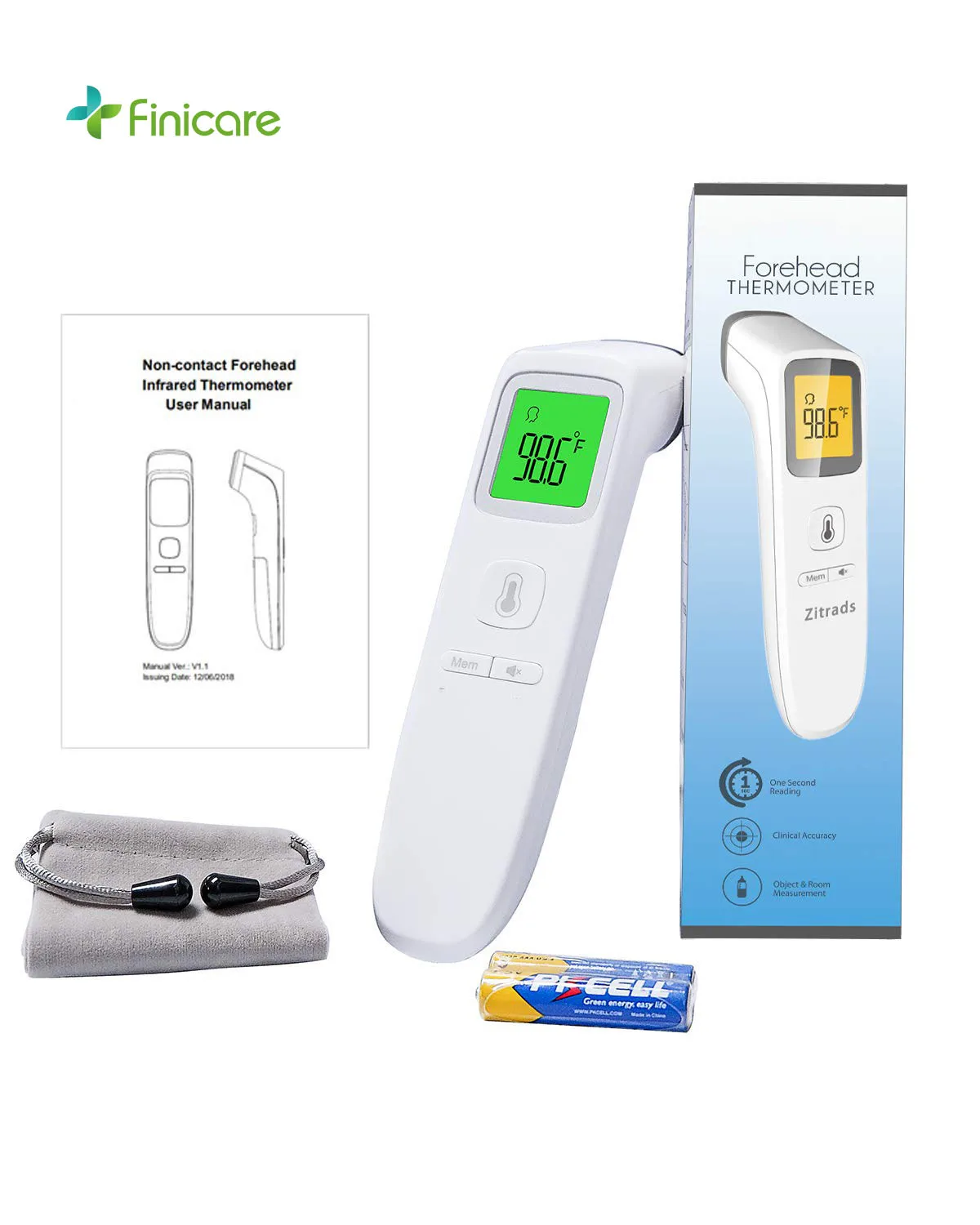 Accurate Temperature Measurement with Finicare Thermometer