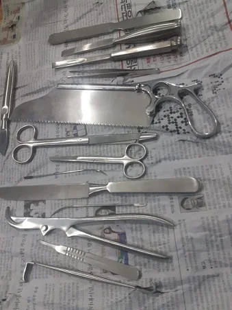 Veterinary Postmortem Kit/post Mortem Kit Complete - Buy Pakistan Postmortem Instrument Set ...