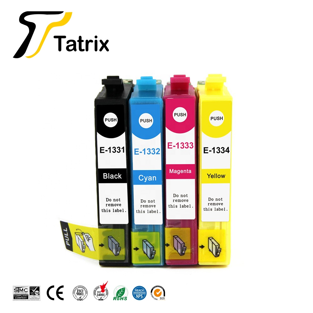 Tatrix T1331 T1332 T1333 T1334 Color Compatible Printer Ink Cartridge ...