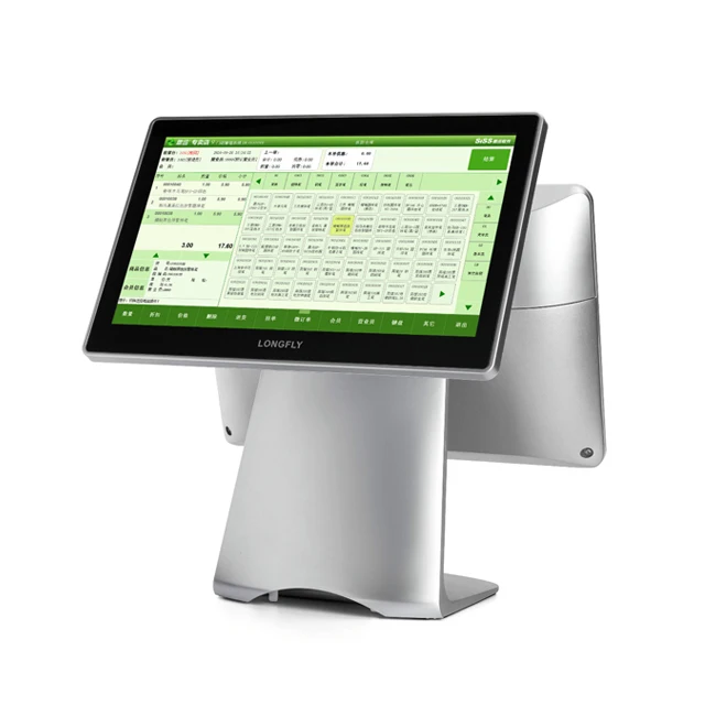 Windows Pos Terminal With 14 Inch Lcd Customer Display - Buy Pos ...