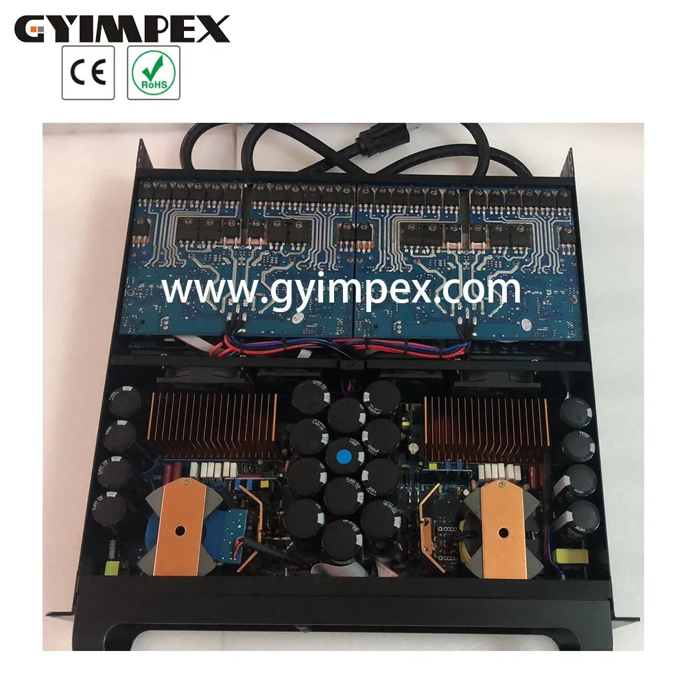 8000 Watt Power Amplifier Sound System Fp15 Professional 2 Channel ...