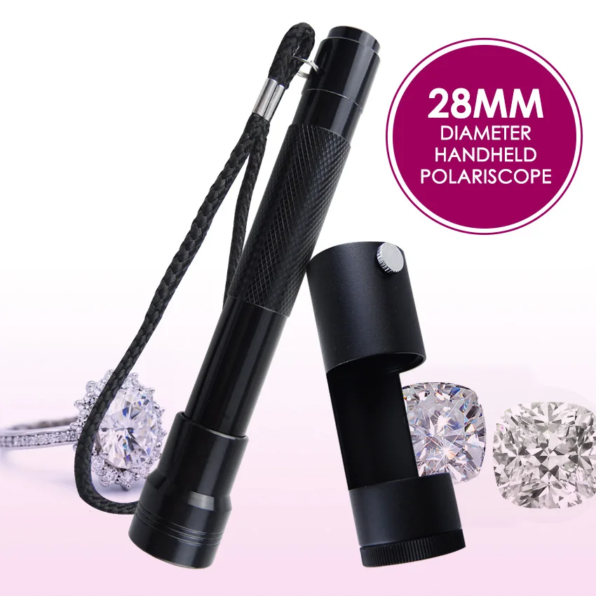 Handheld Polariscope Led Flashlight Jewellery Gems Gemstone Tools 80mm ...