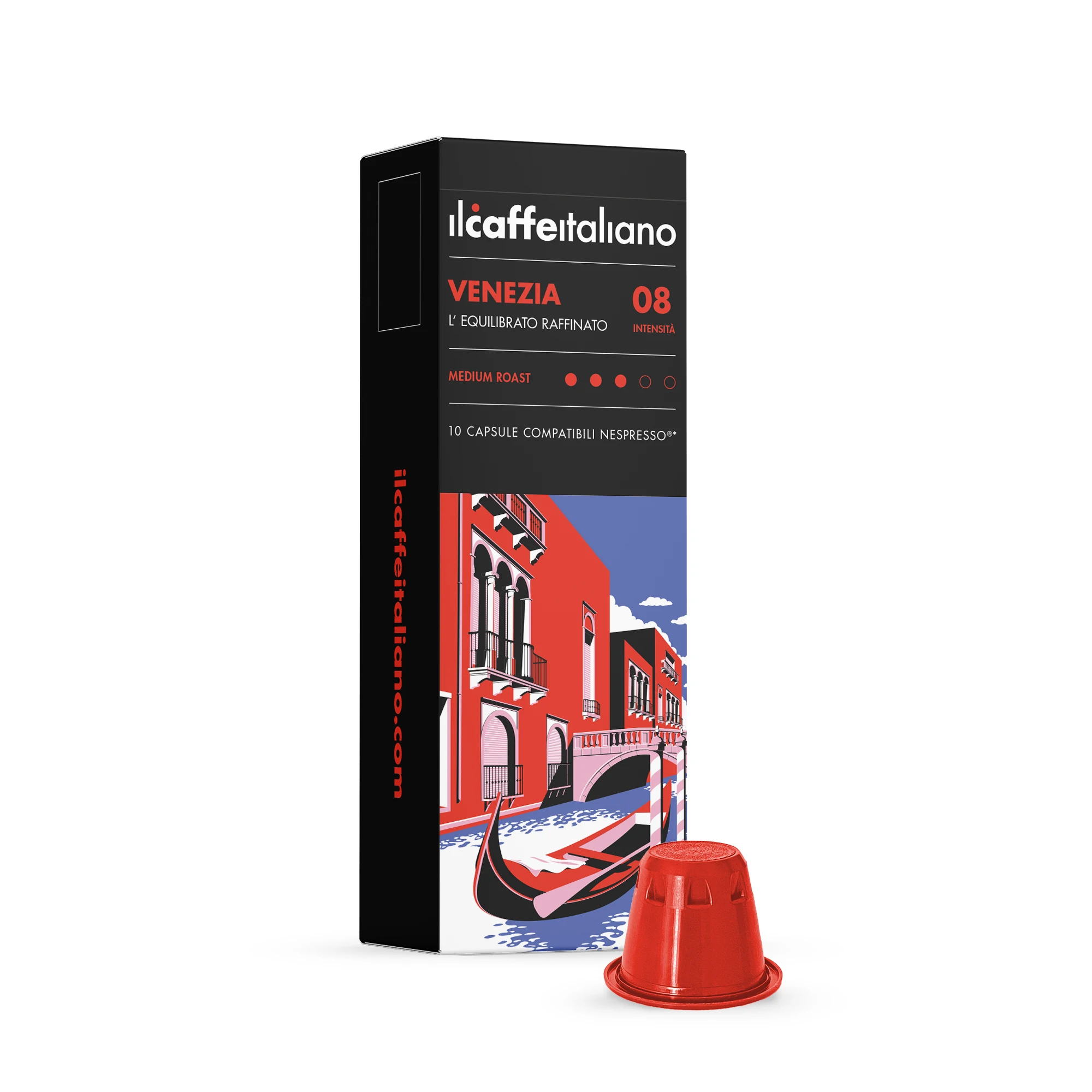 Italian Coffee Capsules - 100 Nespresso Compatible Venezia