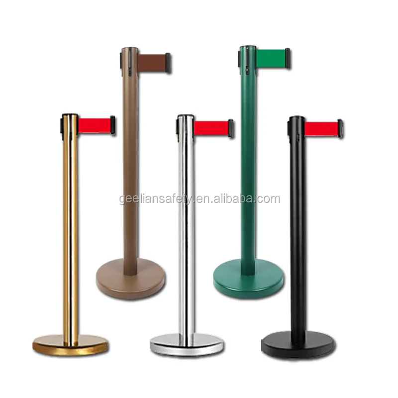 Crowd Control Barrier/ Retractable Queue Pole/stainless Steel Railing ...