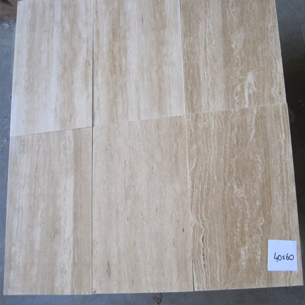 2023 Premium Quality Light Beige Travertine Slab - CEM MARBLE