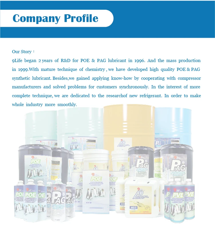 4liter Poe Refrigeration Lubricant Compressor Oil - Buy Synthetic R12 ...