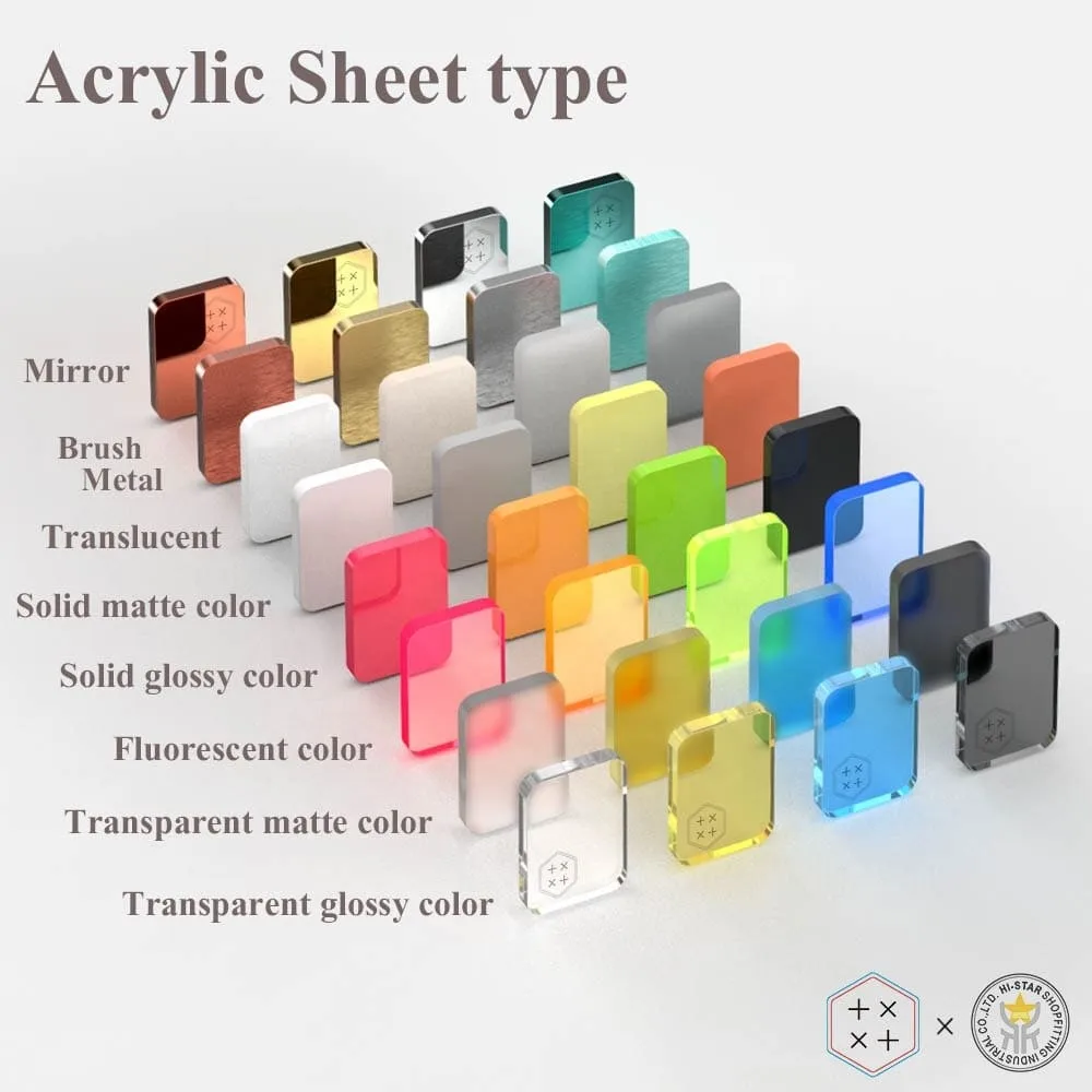 Modular Sticker Wall Display Acrylic Corner Shelf - Customizable