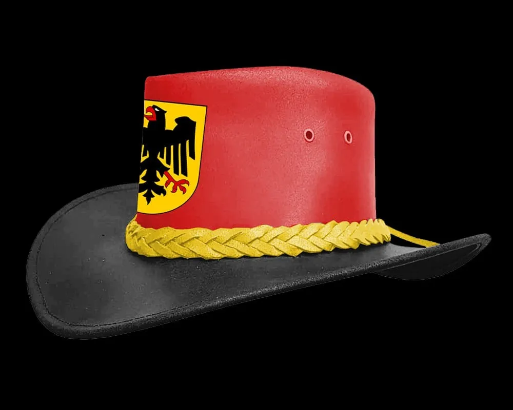 Cowboy Leather Hat Western Hat With Mesh Bull Riding Hat - Buy Leather ...