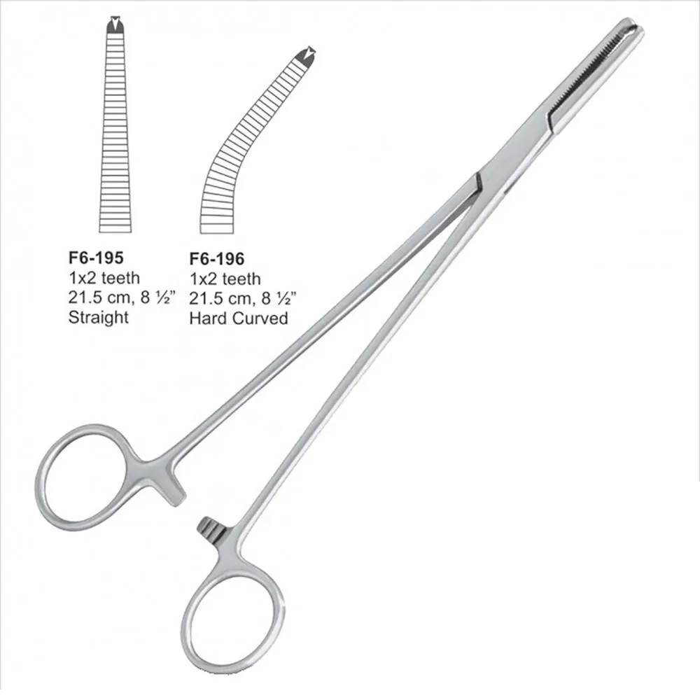 MIKULICZ HAEMOSTATIC TISSUE FORCEPS - Crile Rankin Forceps