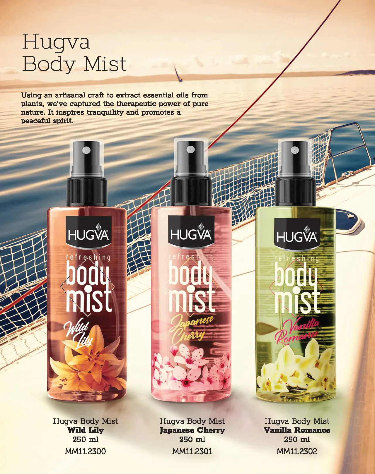 Hugva Body Splash / Body Mist Vanila Romance 250 Ml High Quality Turkey ...