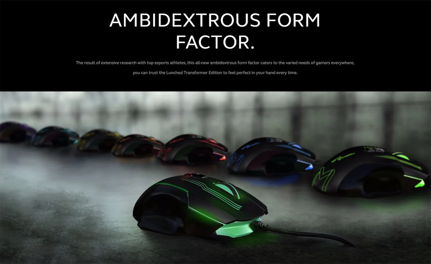 GX38 Gaming Mouse - 7200DPI, RGB, and Programmable Keys