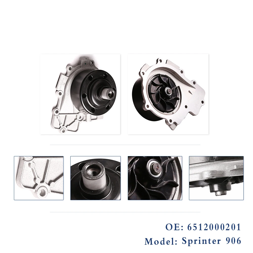 Water Pump 6512002301 6512000201 For Mercedes Sprinter 906 - Buy ...