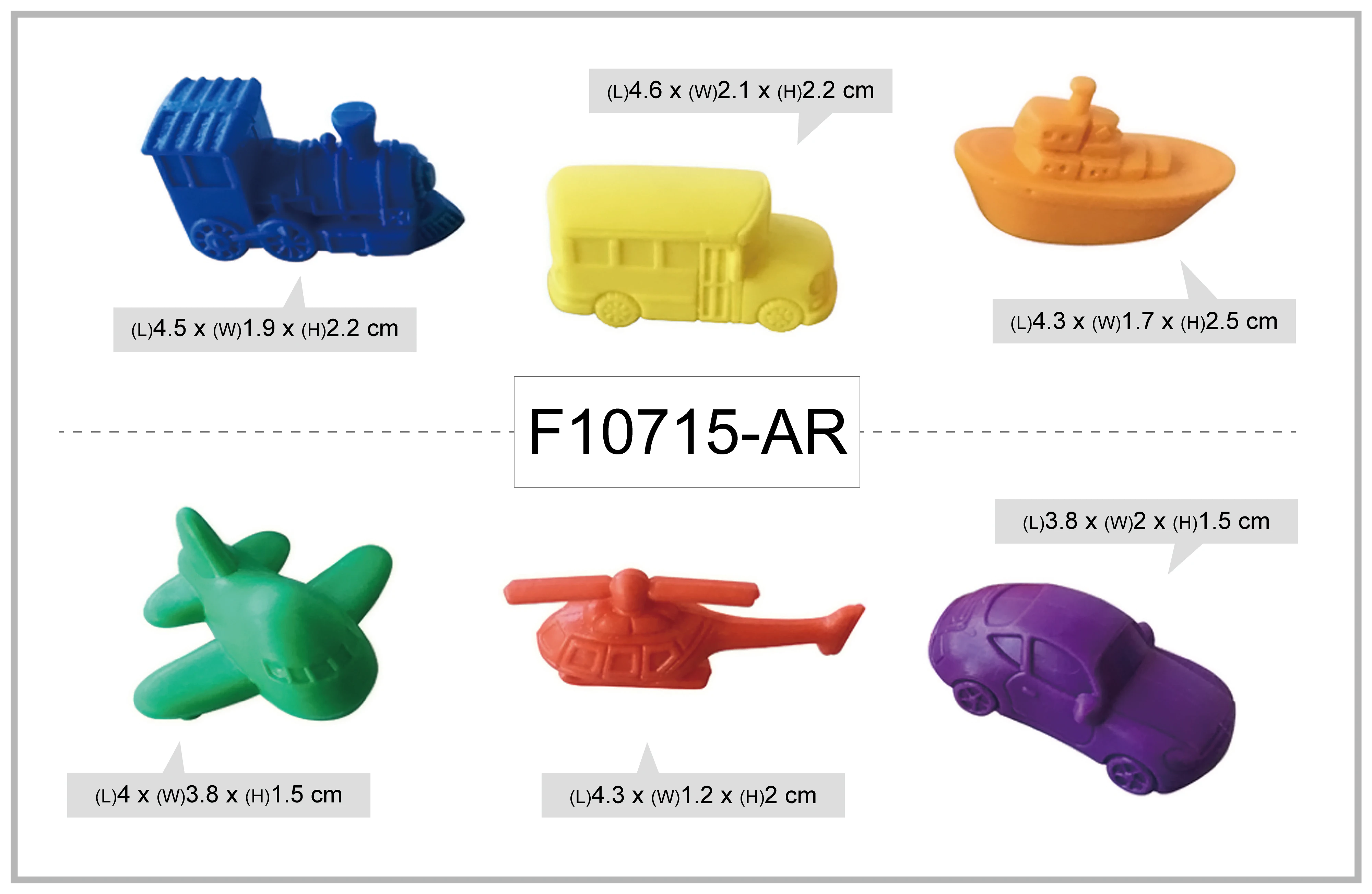 Toys of Transportations - Educational Vehicle Counters