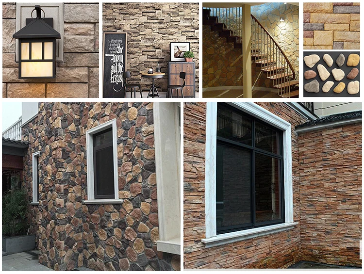 Decorative 3D Silicone Artificial Stone Molds for Brick Veneer