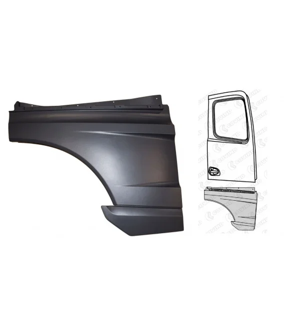 European Truck Body Parts 9607200901 Door Extension Fit For Mercedes ...