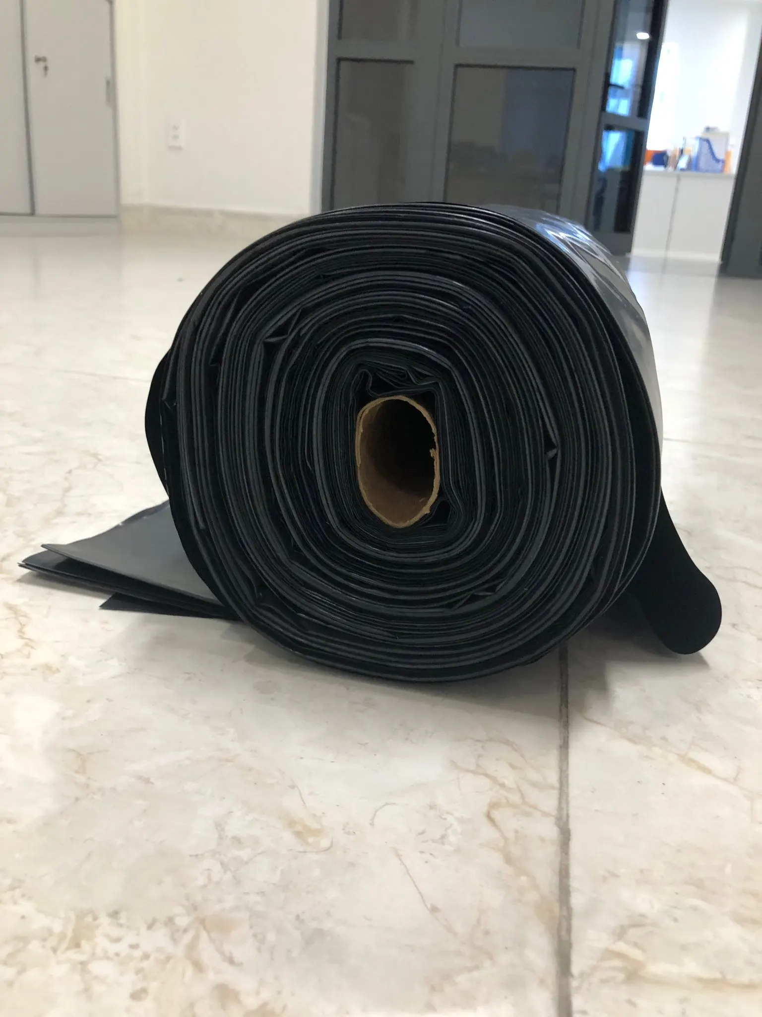6 Mil Polyethylene Sheeting Roll - Durable Black Plastic