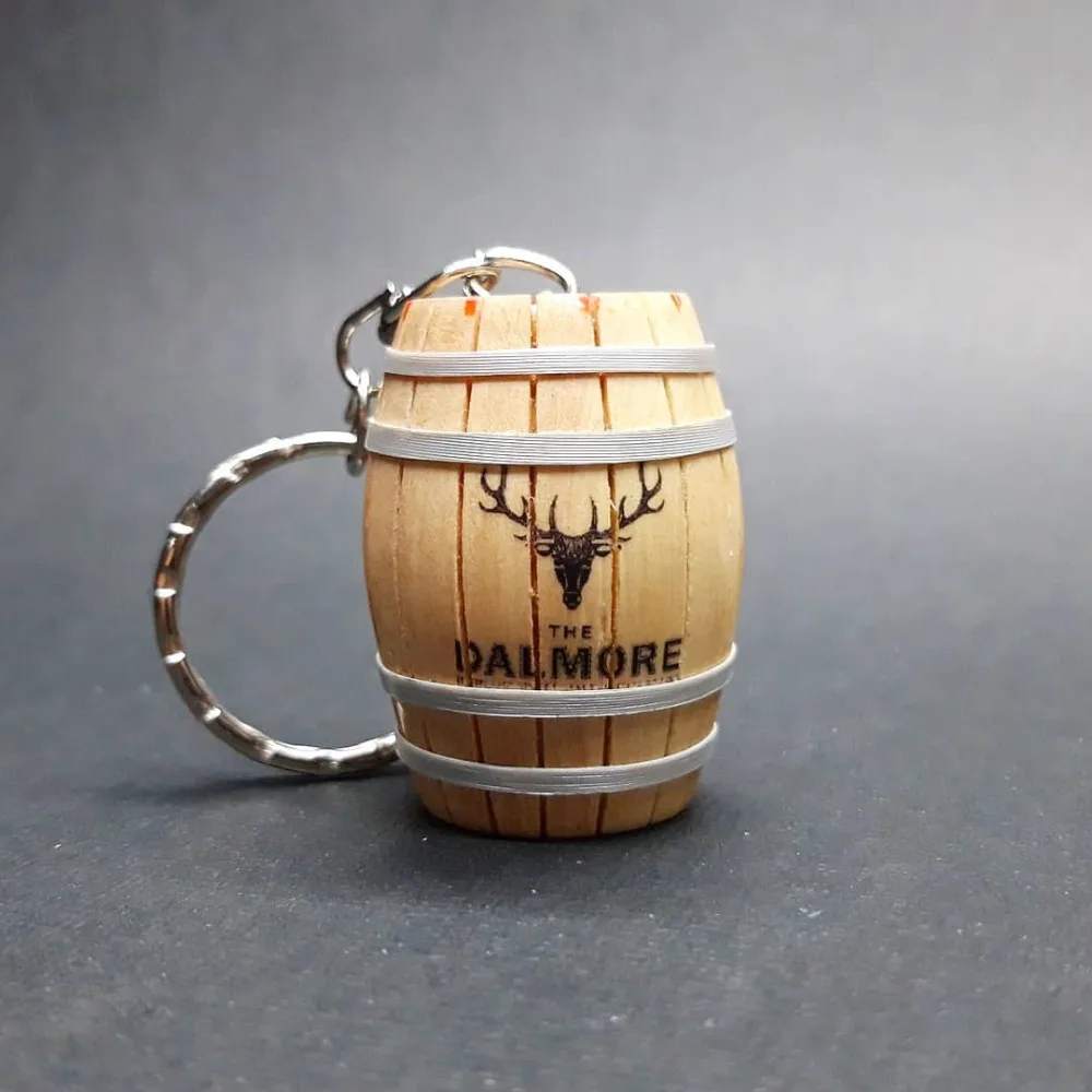 Wooden Barrel Keychain With Custom Logo - Buy Wood Gifts,Keychain,Wood ...