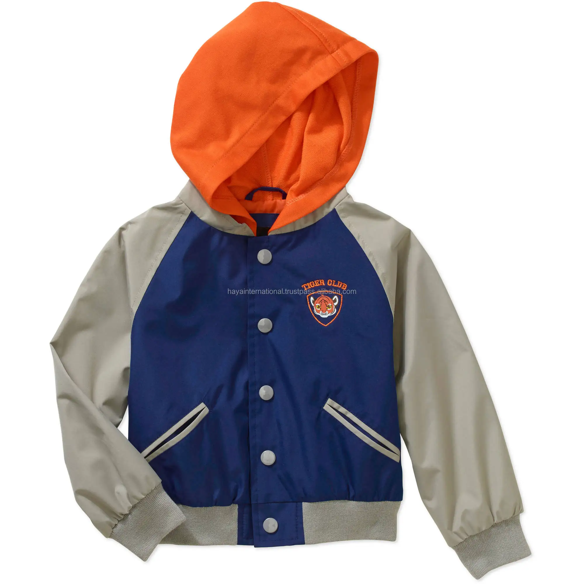 Children Hibvj5 Baby Letterman Winter Varsity Jacket With Cartoon ...