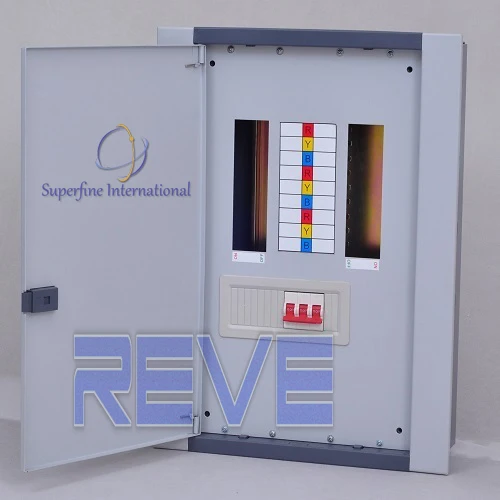 Vertical Distribution Board Grey White Color, MCD Flato Series, 8 Ways ...