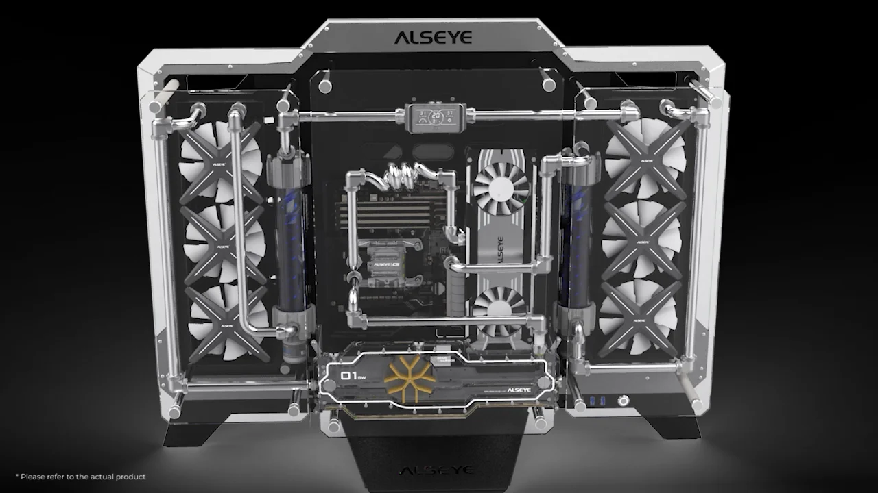 Customized Design Atx/e-atx/xl-atx Pc Case Gaming Computer Open Case ...