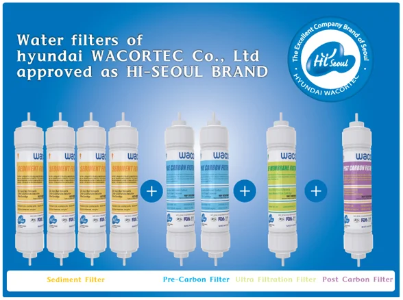 WACO Water Filter - 1 Year Home Use Package with Silk Screen Printing