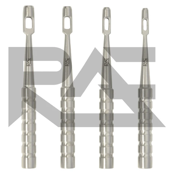 7 Pcs Tissue Punch Straight Curved Dental Implant Instruments Quality ...