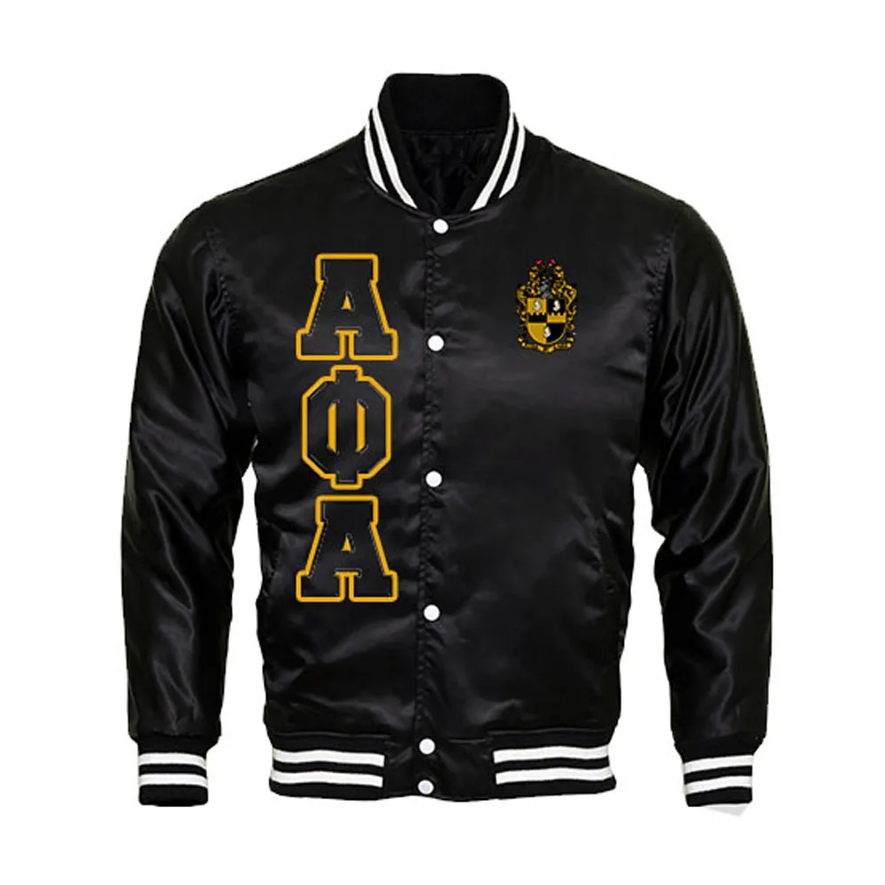 Customize Omega Psi Phi Fraternity Satin Jacket Custom Line Jacket ...