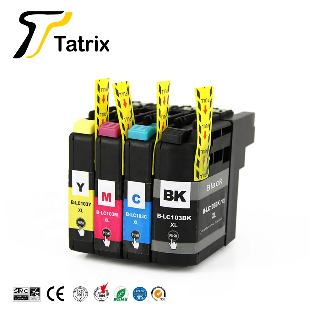 Tatrix Lc103 Lc101 Lc 103 101 Premium Color Compatible Printer Inkjet ...