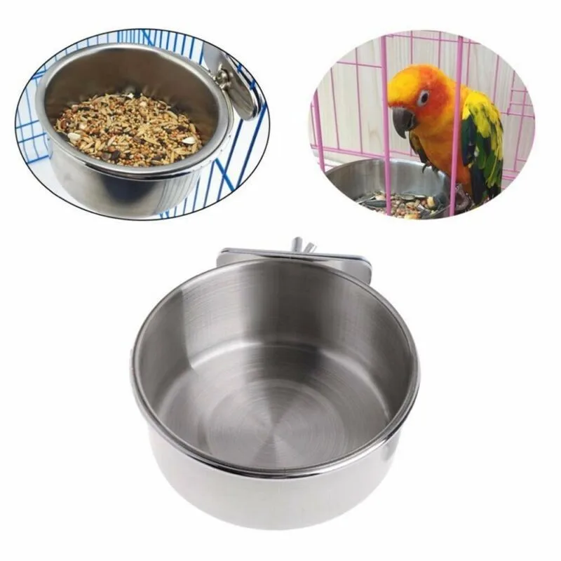 Stainless Steel Coop Cup/bird Feeder - Buy Coop Cup/birds Coop Cup ...